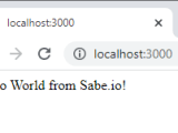 Getting Started With Express Sabe