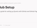 Github Setup