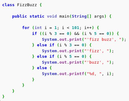 Java Fizzbuzz Program Code Logic Examples Naukri Code 360 - Colorful Pictures - High Quality Retina Collection