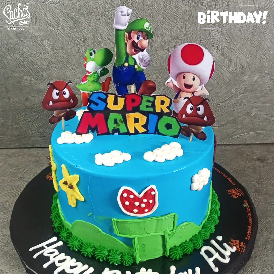 Super Mario Theme Cake Sacha S Cakes