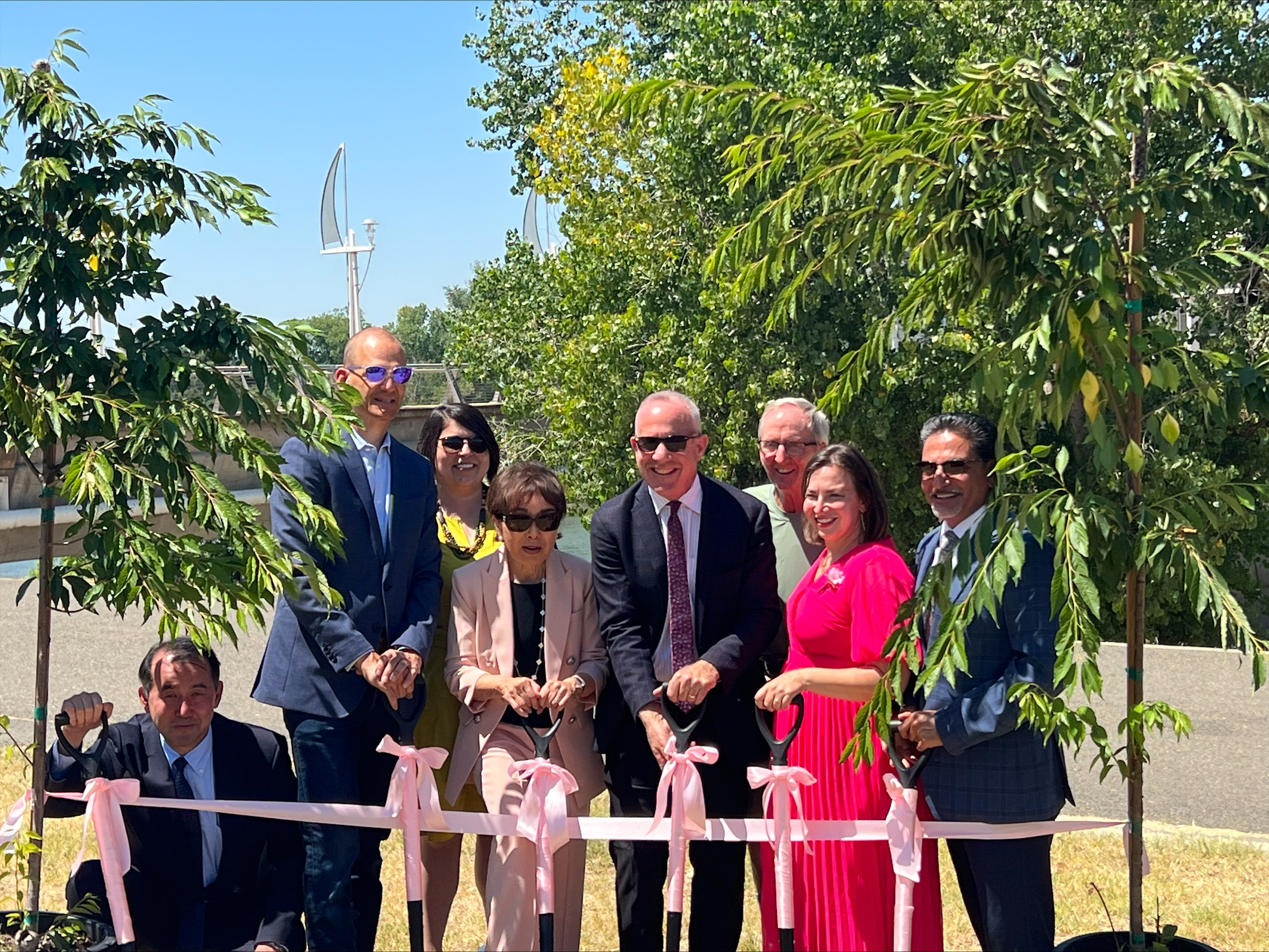 City and Sacramento Tree Foundation break ground on 1.5-acre cherry ...