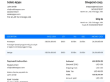 Web Developer Invoice Templates Web Developing Invoice Template With