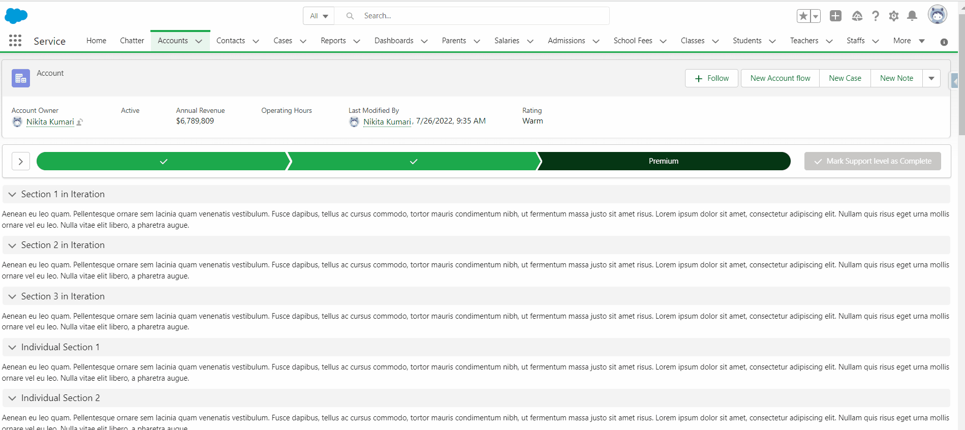 Reusable Expandable/Collapsible Section In Lightning Web Component - Salesforce Diaries