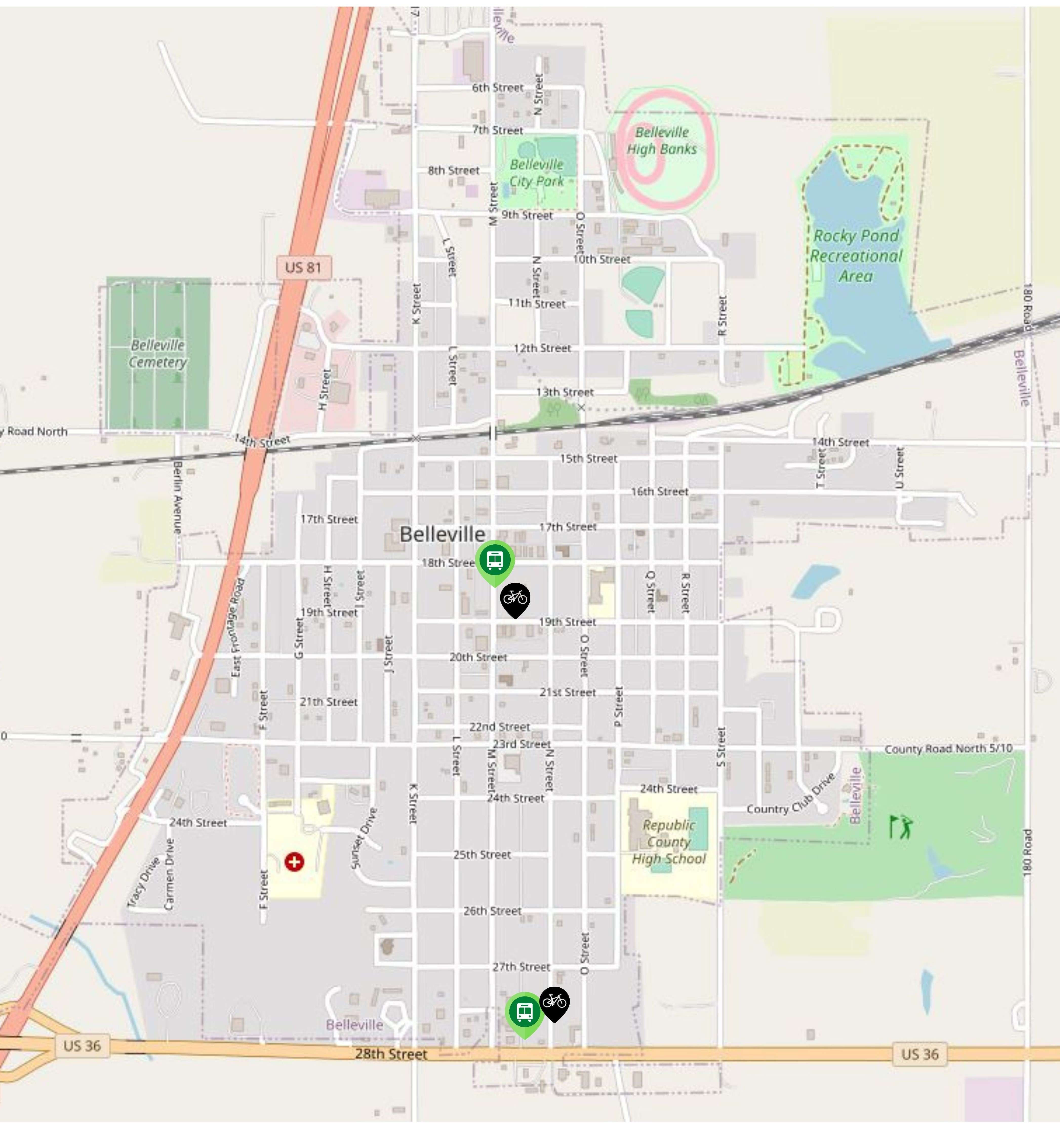 Belleville Transit Map – Public Transportation for Salina and North ...