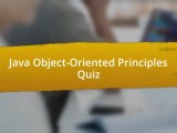Java Object Oriented Principles Quiz Saltedandhung Sg