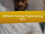 Software Testing Programming Quiz Saltedandhung Sg