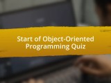 Object Oriented Programming Quiz Saltedandhung Sg
