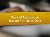 Responsive Design Principles Quiz Saltedandhung Sg