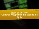 Version Control Programming Essentials Quiz Saltedandhung Sg
