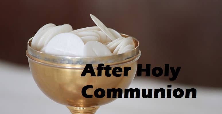 After Holy Communion - XVII - SalvationCall