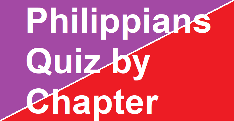 Philippians quiz by chapter - SalvationCall