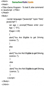 Samacheer Kalvi 11th Computer Applications Guide Chapter 15 Control ...