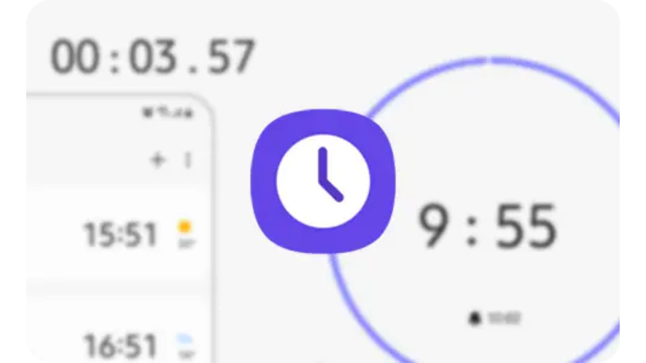 Samsung Clock App gets new widget design and timer features