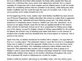 тйл Holden Caulfield Character Analysis Free Essay Sample On Samploon