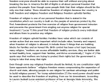 тйл The First Amendment And Freedom Of Religion Free Essay Sample On