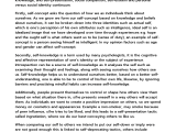 тйл Self Concept Self Knowledge And Self Esteem Free Essay Sample On