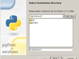 Installing Python 2 7 On Windows