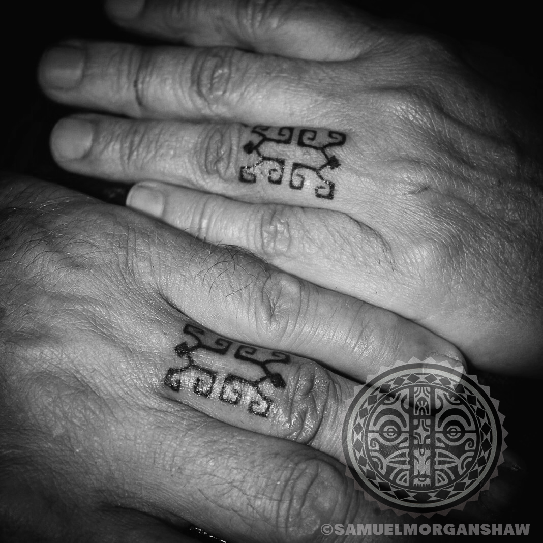 Polynesian Hand Tattoo