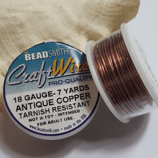 18g Craft Wire, Antique Copper - Sands Of Time Designs