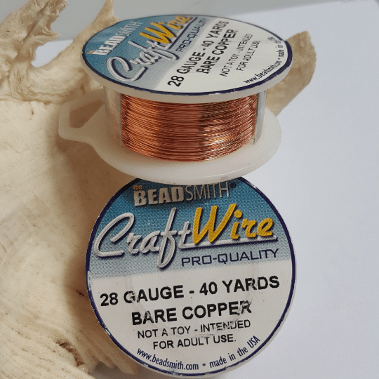 28g Craft Wire, Bare Copper - Sands Of Time Designs