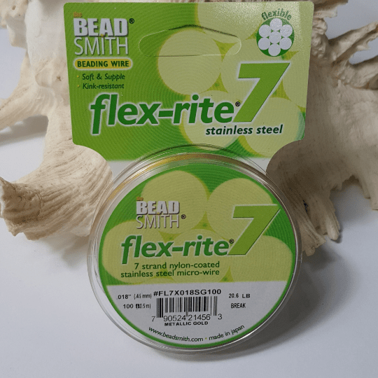 Beadsmith Flex-rite 7 Strand Nylon-Coated Stainless Steel Micro-wire ...