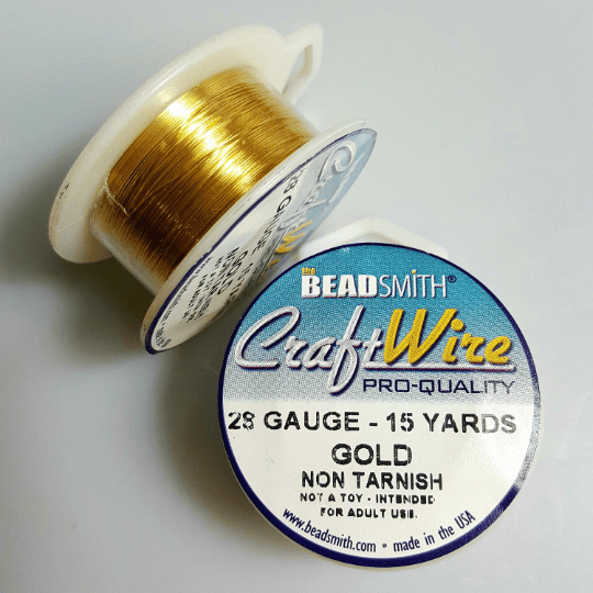 28g Craft Wire, Gold - Sands Of Time Designs