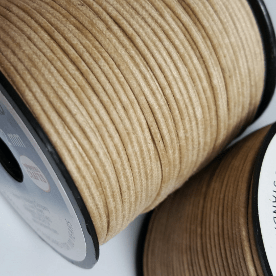 2mm Supreme Waxed Cotton Cord, 75 Yds - Sands Of Time Designs
