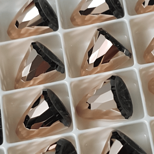 Swarovski Dome, 11mm, Rose Gold - Sands Of Time Designs