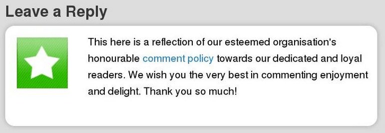 How To Add A Custom Message In WordPress Comment Form ? | Internet ...