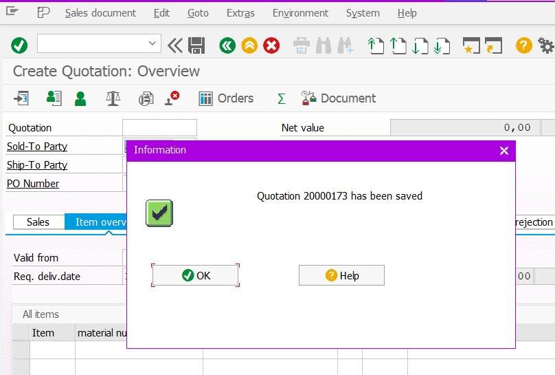 Best Practices For Creation Of Quotation In Sap Sd Va21