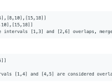 Leetcode Merge Intervals Sara