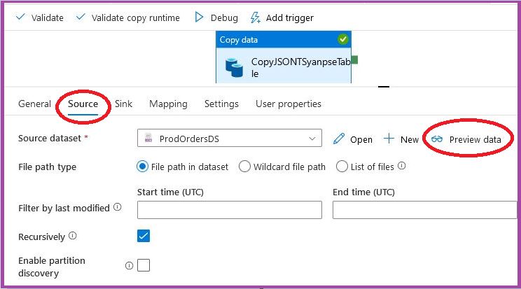 Azure Data Factory Copy Activity Copy Hierarchical Json Data To Azure 0701