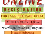 Fall Registration Hampton Village Community Association