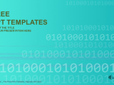 Binary Code Computer Powerpoint Templates Powerpoint And Google