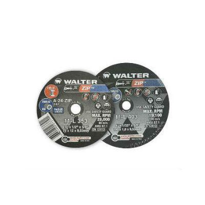 Walter 11-L 313 3 X 1/16 X 3/8 A-24-ZIP Performance Cut Off Wheel Flat ...