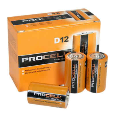 Duracell Procell PC1300 D Cell Alkaline Batteries 1.5 Volt | SB Simpson ...
