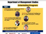 Orientation Program For Mba Scad College Of Engineering And