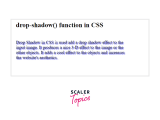 Drop Shadow With Css