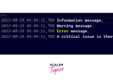 Python Logging Scaler Topics
