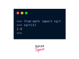 Sqrt In Python Scaler Topics
