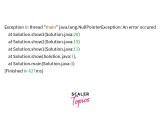 Java Stack Trace Scaler Topics