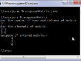 Java Program To Transpose Matrix Basic Medium Expert Programs