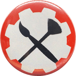 Makeup Crew Button - Scareit Badges