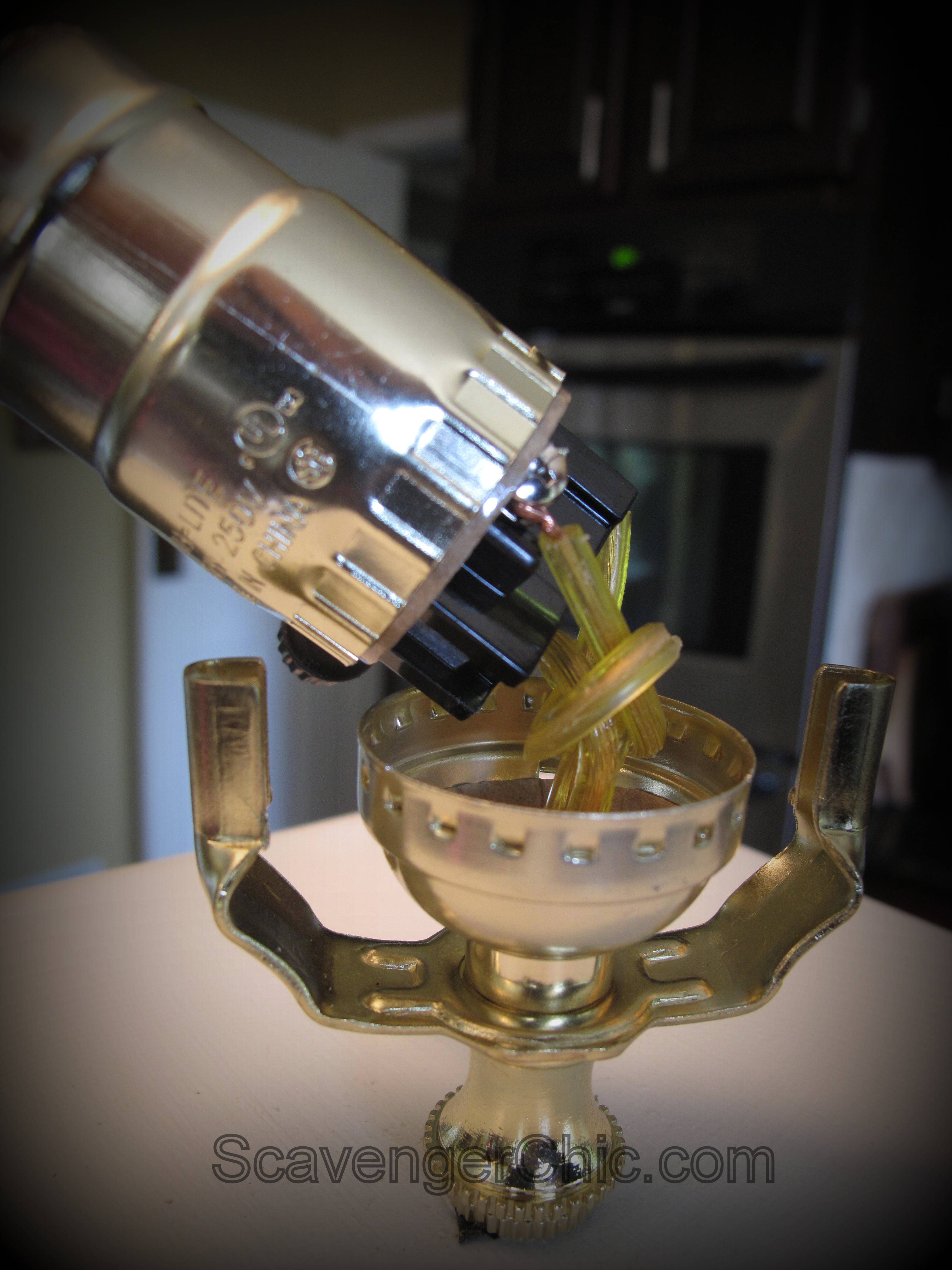 How to Wire a Lamp (with pictures) - Scavenger Chic