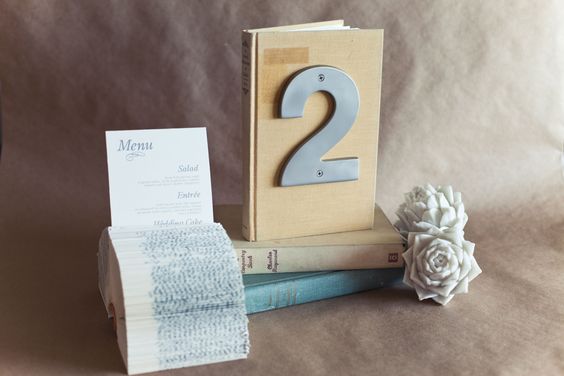 Book Table Numbers - Scavenger Chic