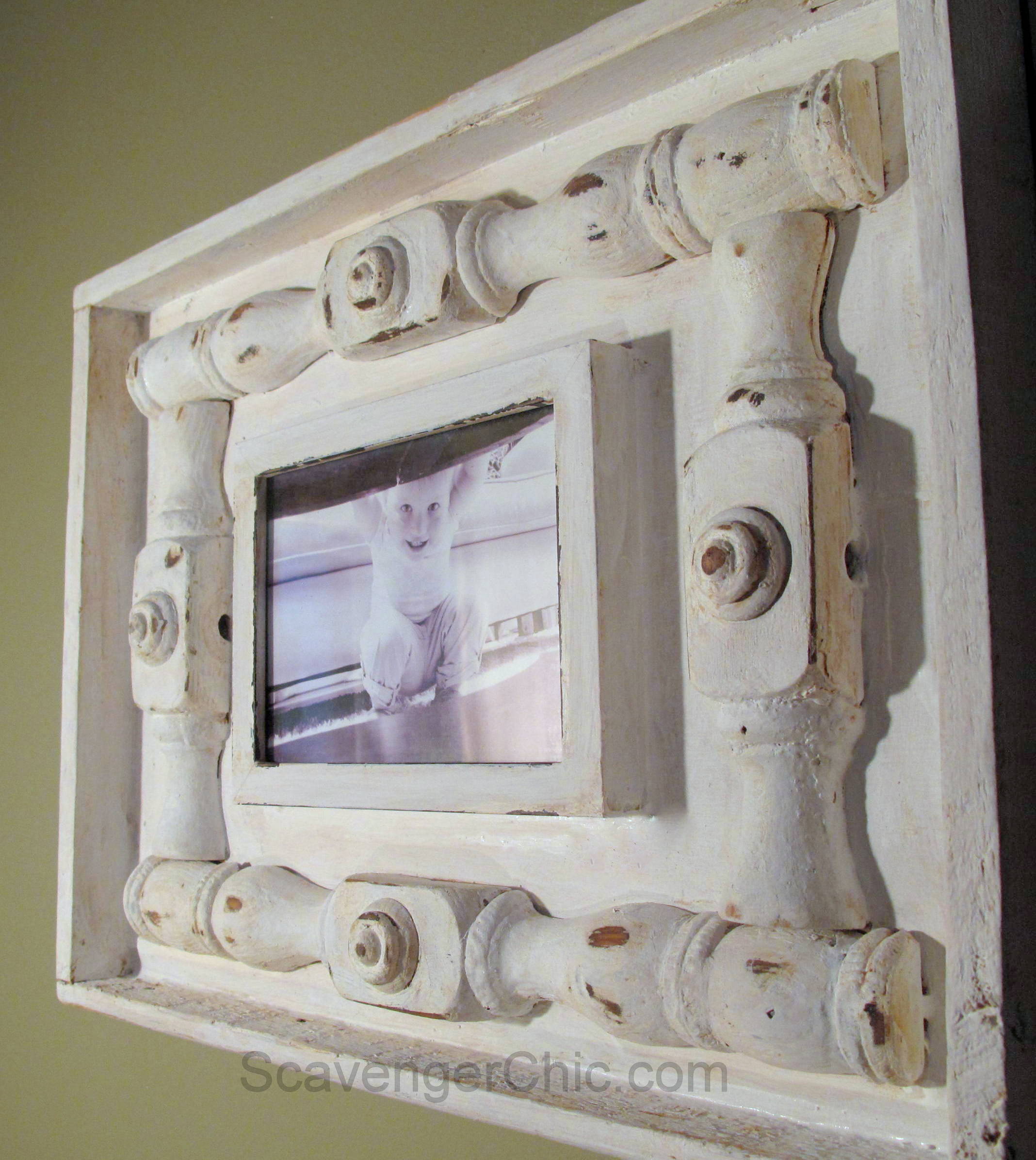 DIY Spindle and IKEA frame - Scavenger Chic