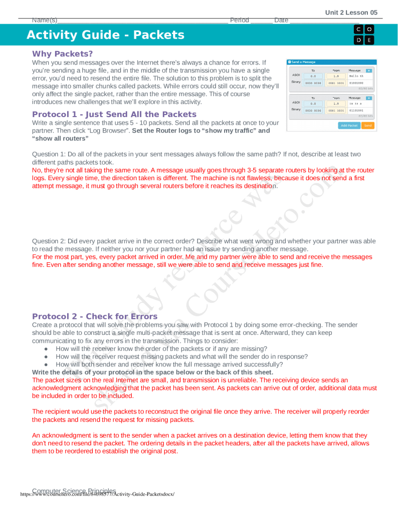 Activity Guide Network Packets Protocols - Download Amazing Gradient Picture | Desktop
