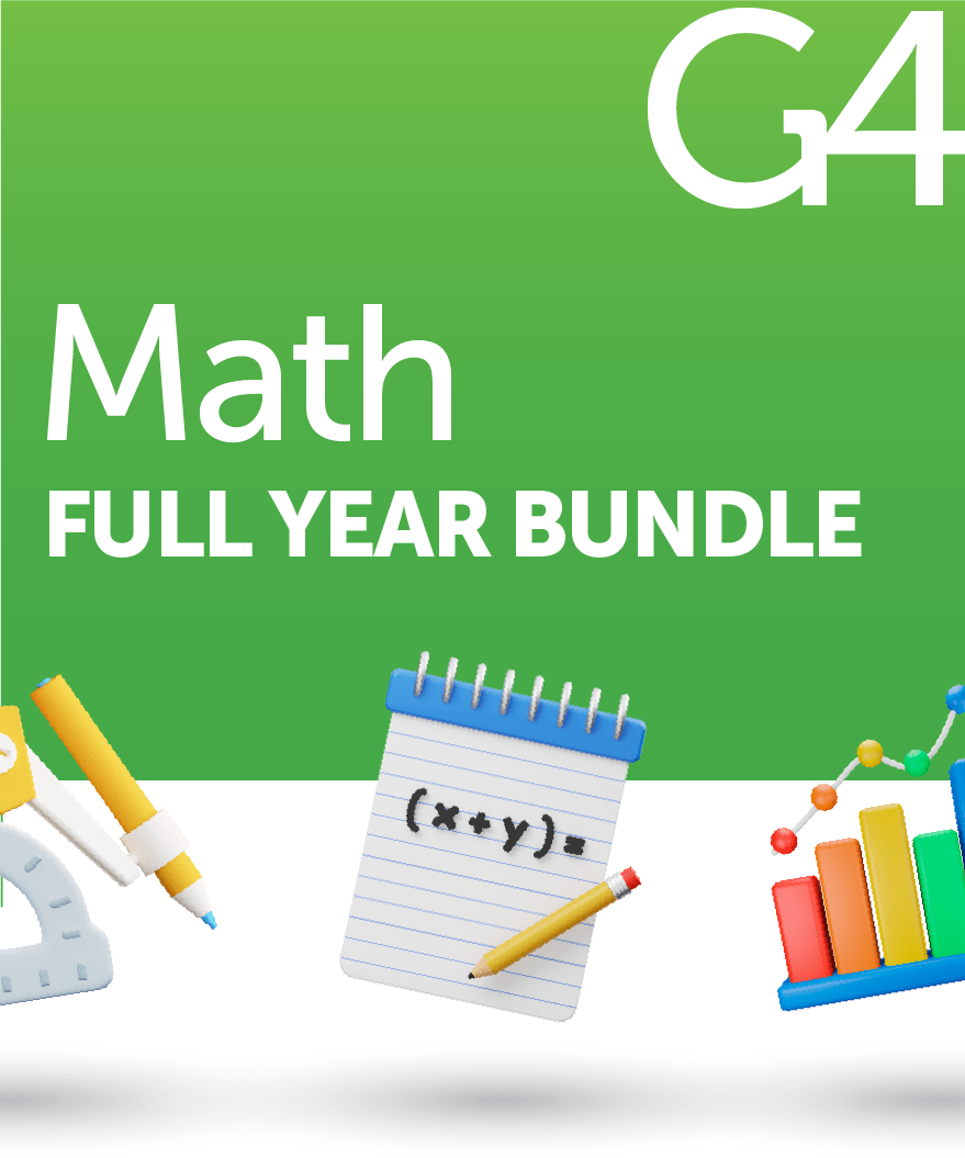 Math Complete Year Bundle: Grade 4 - Schoolio™️