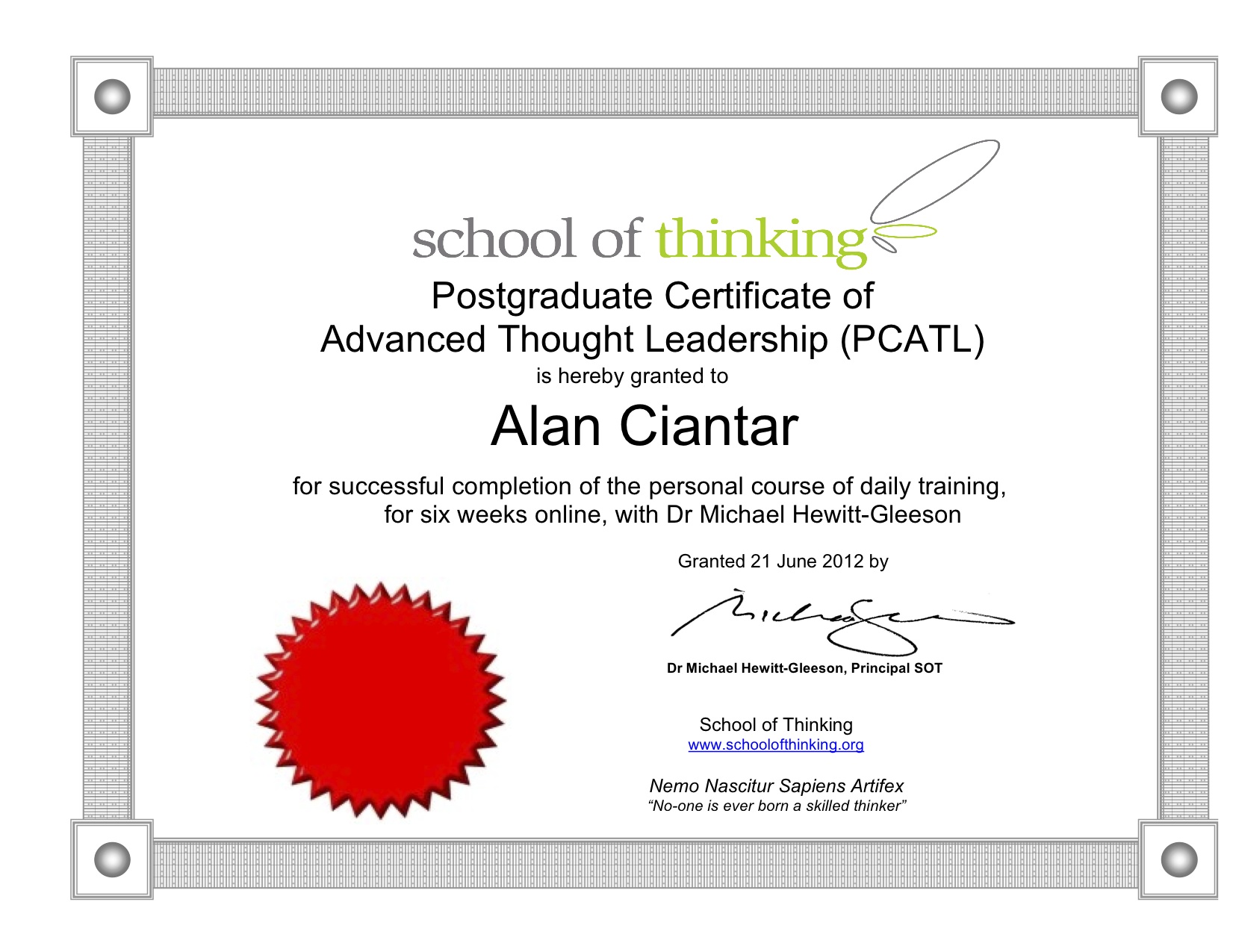 Postgrad Certificate School Of Thinking postgrad-certificate-school-of-thinking