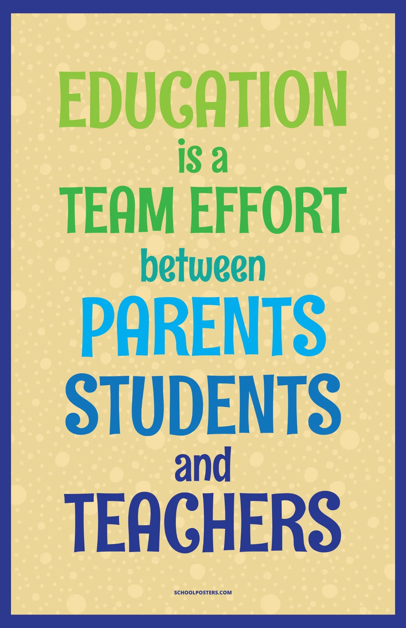 Elementary Parent Engagement Poster Schoolposters Llc